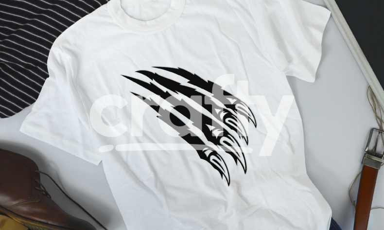 Monster Claw Marks | Wall Decal SVG | Crafty