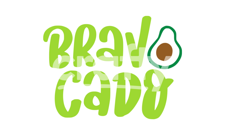 Bravocado SVG Cut File | Crafty