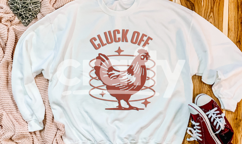 Cluck Off | Funny Animal SVG | Crafty