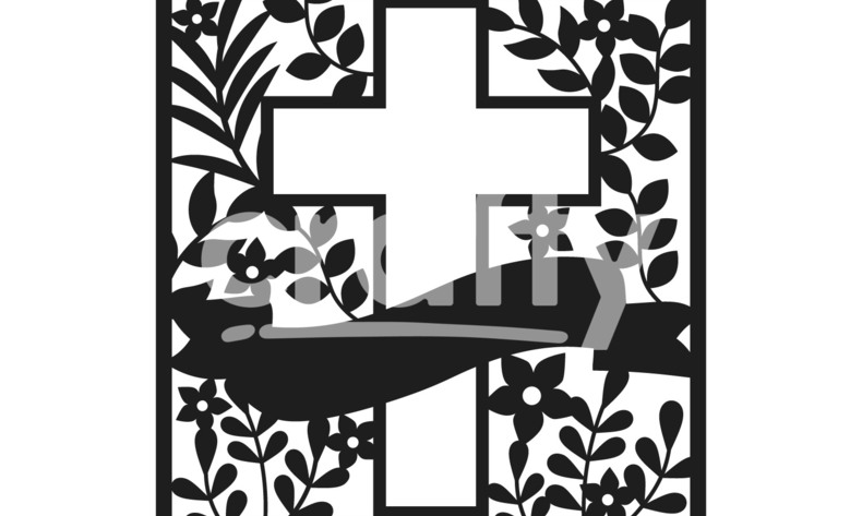 Christening Paper Cut SVG | Cross SVG Design | Crafty