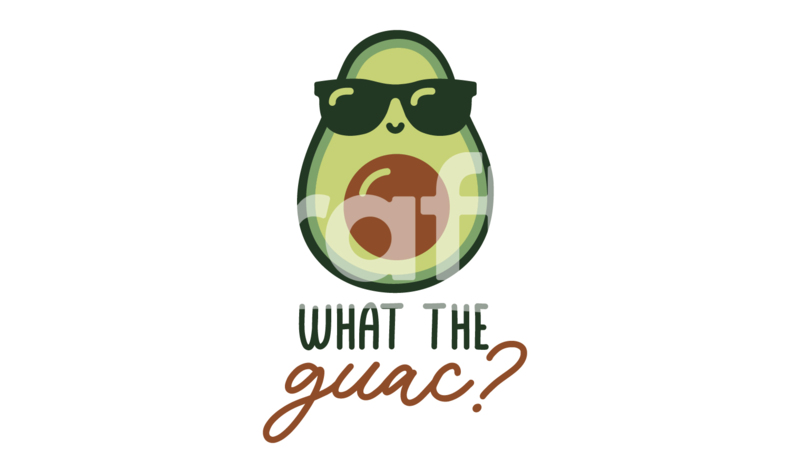 What The Guac | Avocado SVG | Crafty
