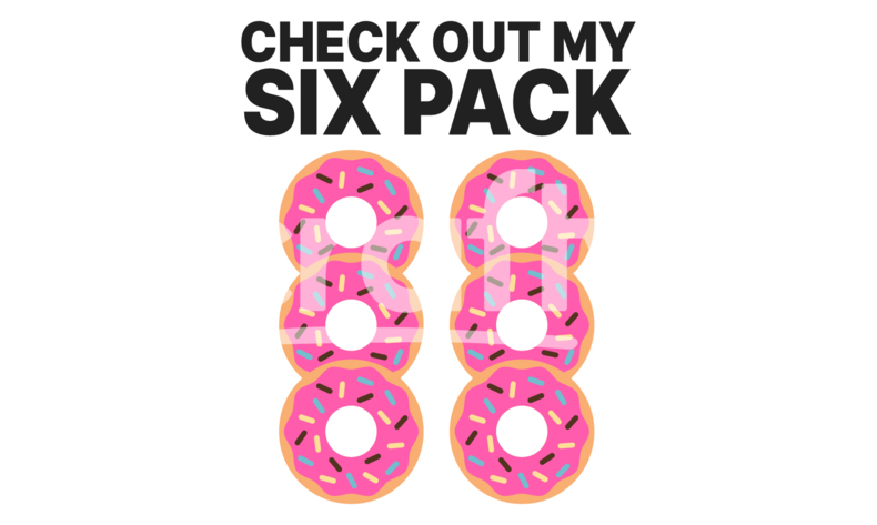Check Out My Six Pack | Donut SVG | Crafty