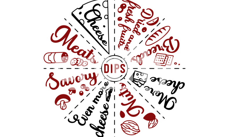 Round Cheese board SVG | Charcuterie Board Cut File | Crafty