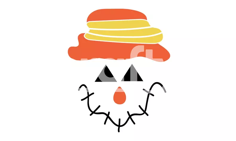 Scary Scarecrow Face | Crafty