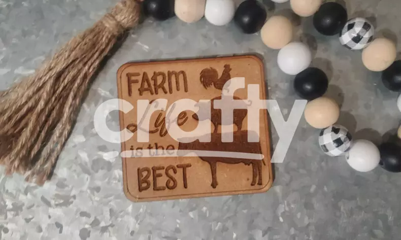Farm Life Magnet Laser SVG | Crafty