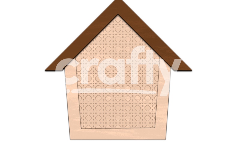 Rattan House | Glowforge Sign SVG | Crafty