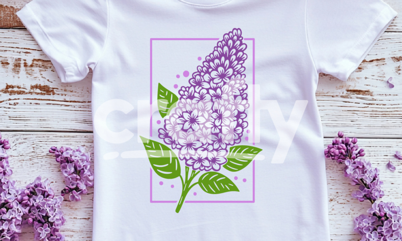 Lilac Flowers SVG Cut File | Crafty