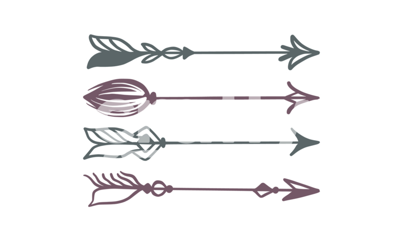 Arrow Set SVG Cut File | Crafty