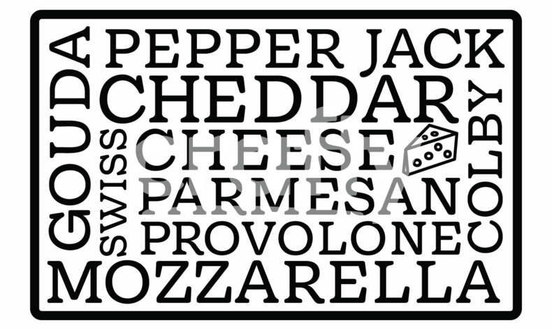 Cheese Board Design | SVG Cut File | Crafty