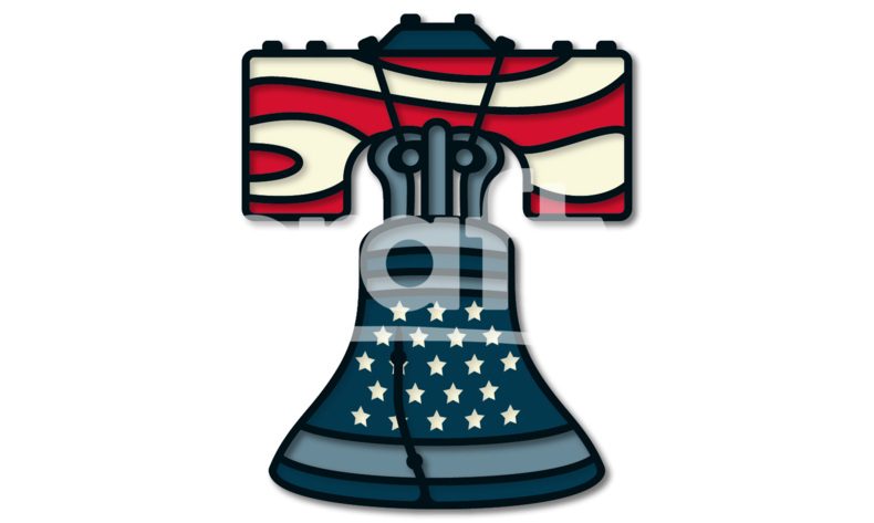 3D Layered Papercut | Liberty Bell SVG | 4th of July Design | Crafty