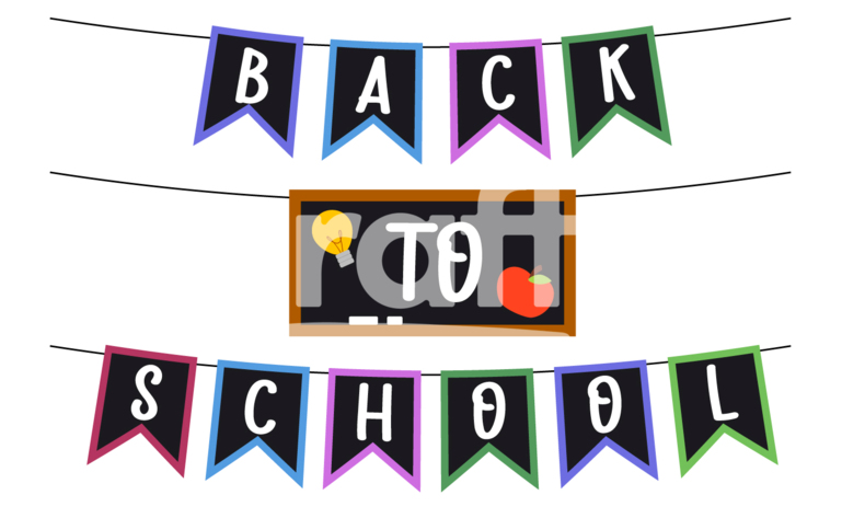 Back to School bunting svg | Crafty