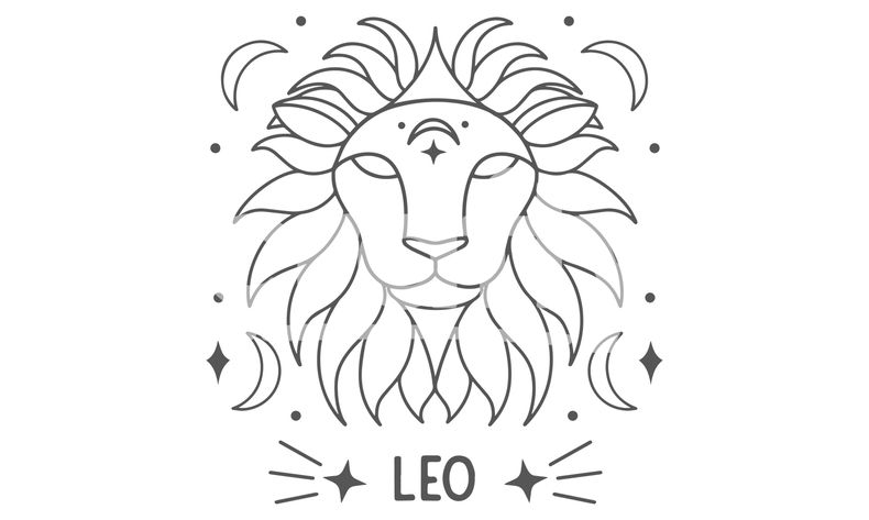 Leo Line Art | Crafty
