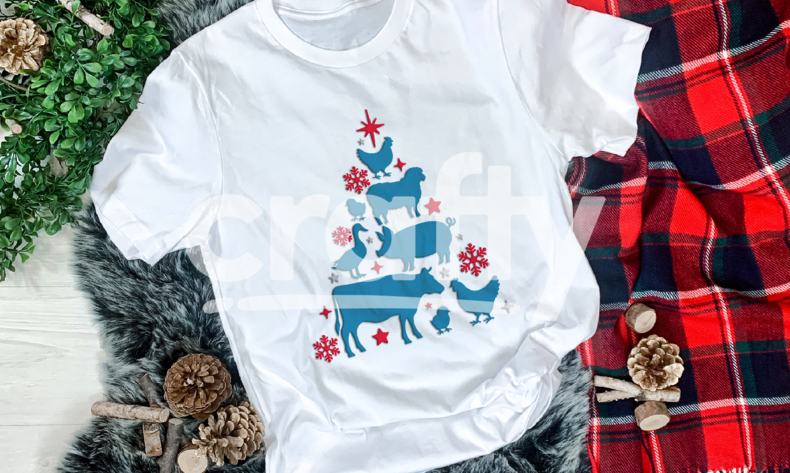 Farm Christmas Tree | Christmas Farm SVG | Crafty