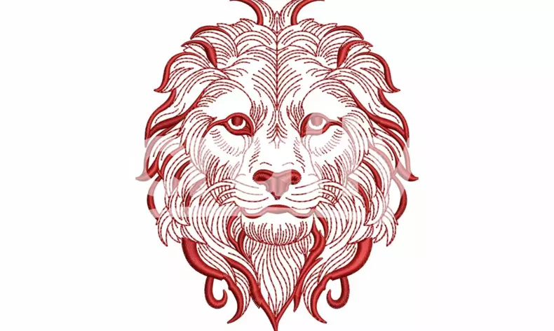 Lion Head | Safari Animal Embroidery Design | Crafty