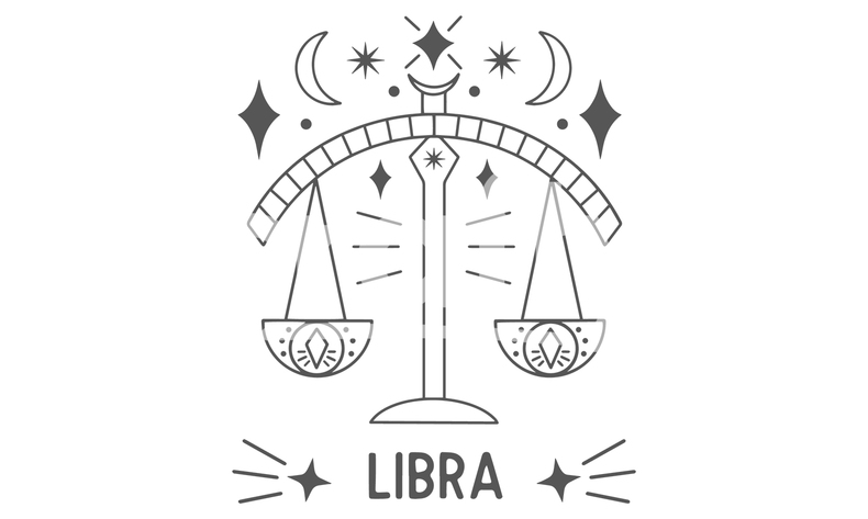 Libra Line Art | Crafty