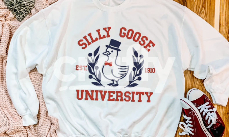 Silly Goose University | Goose SVG | Crafty