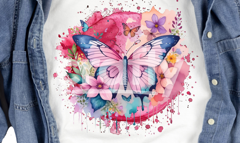 Pretty Butterflies Sublimation | Crafty