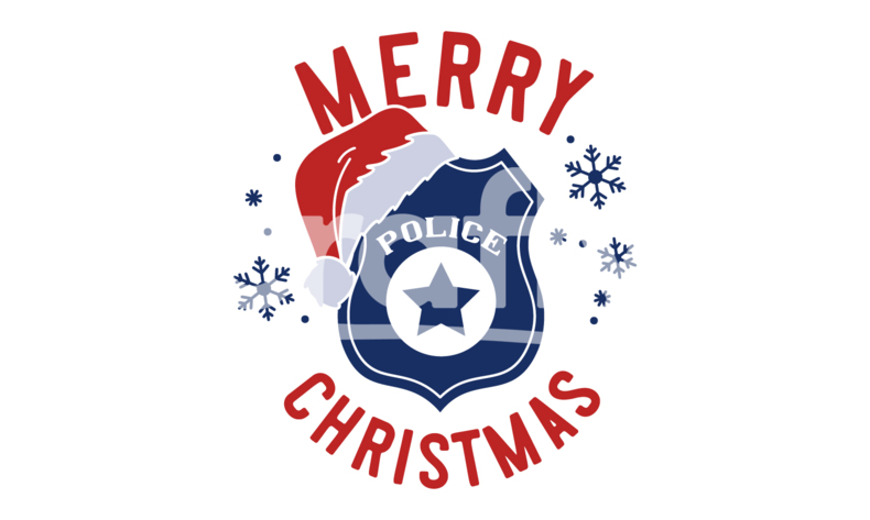 First responder designs svg | Christmas police ornament | Crafty