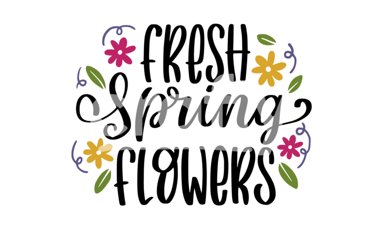 Fresh Spring Flowers SVG Cut File | Crafty
