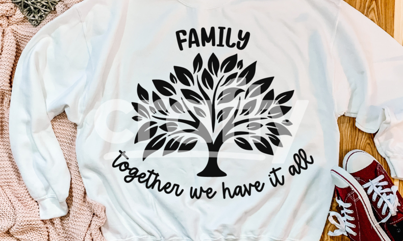Family Tree Quote SVG Cut File | Crafty