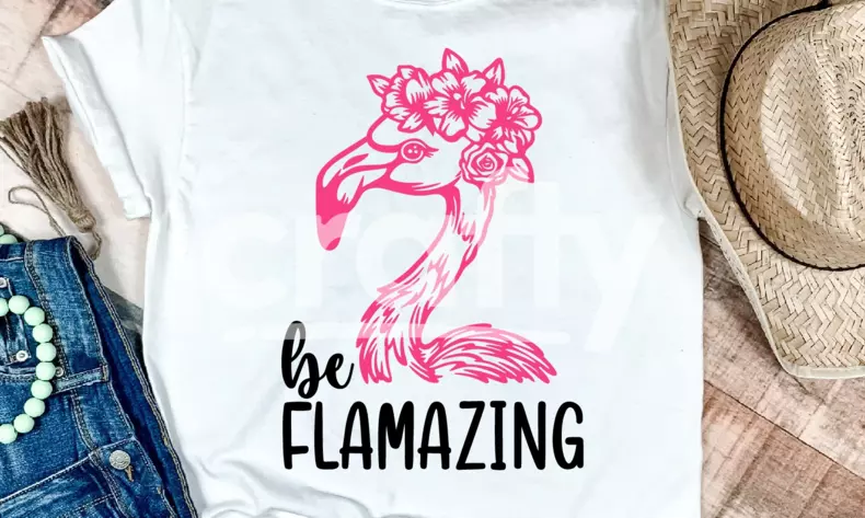 Be Flamazing SVG | Flamingo Cut File | Crafty