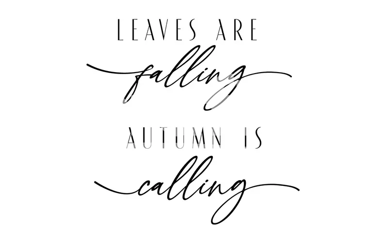 Leaves Are Falling Autumn is Calling | Crafty
