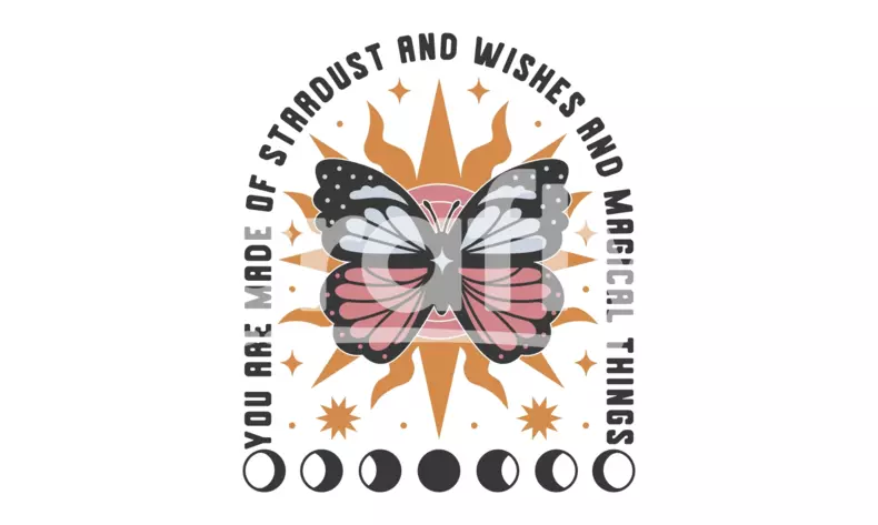 You Are Made Of Stardust | Magical SVG | Crafty