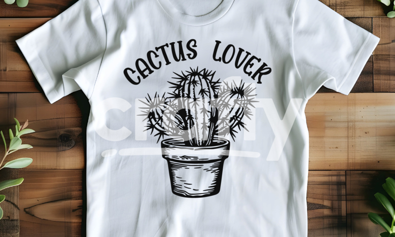 Cactus Lover SVG | Funny Plant Quote Cut File | Crafty