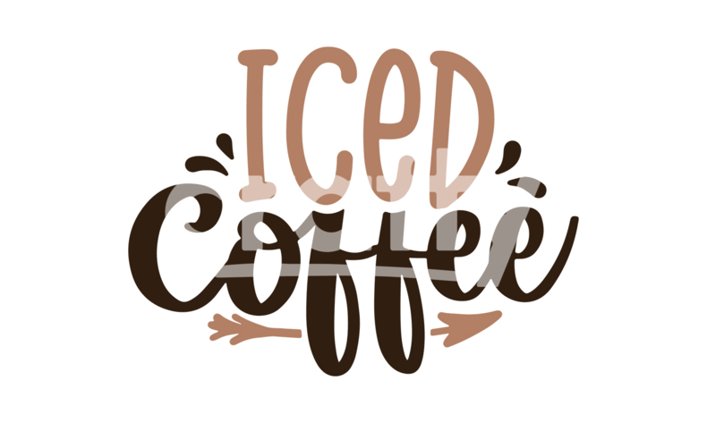Iced Coffee SVG Cut File | Crafty