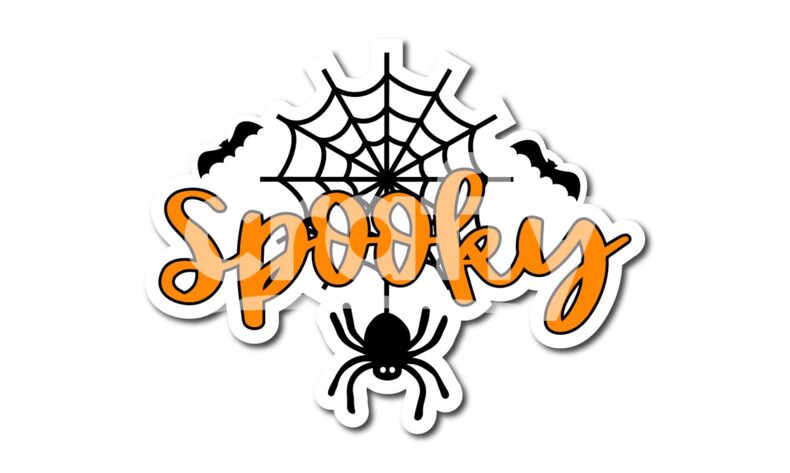 Spooky | Halloween Sticker | Crafty