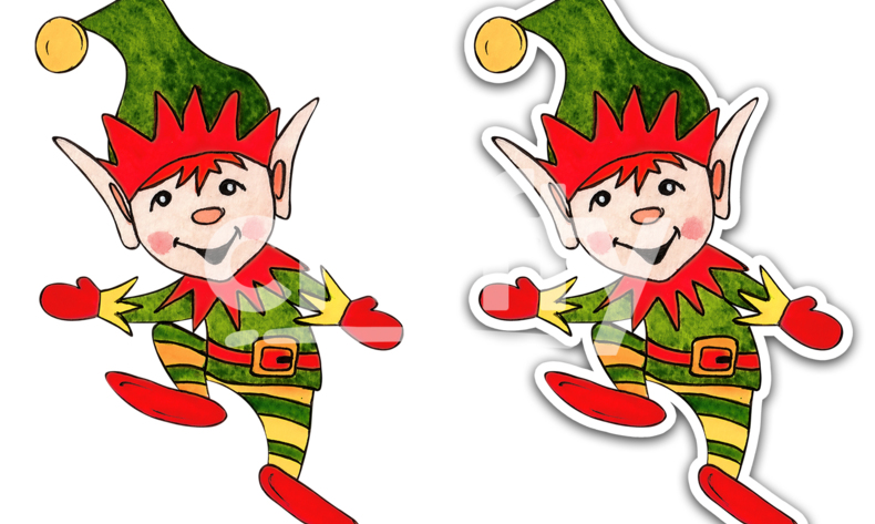 Christmas Elf Sublimation | Cute Elf Print and Cut File | Crafty