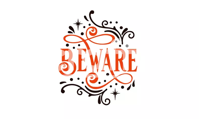 Beware Halloween Sign | Crafty