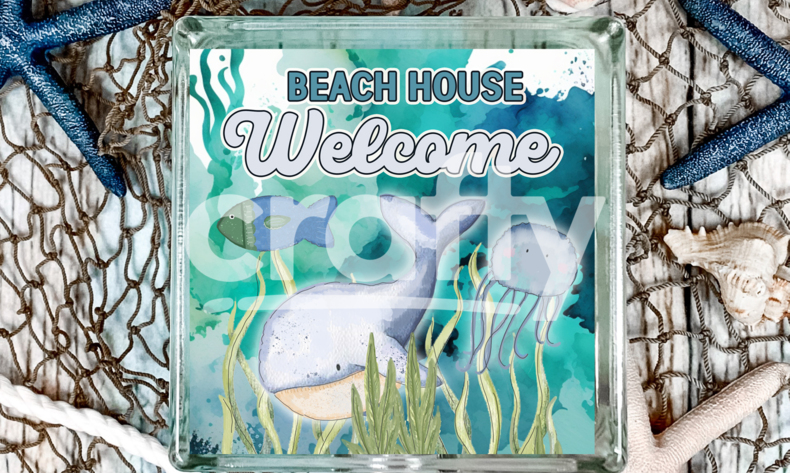 Beach House Welcome Sublimation | Crafty