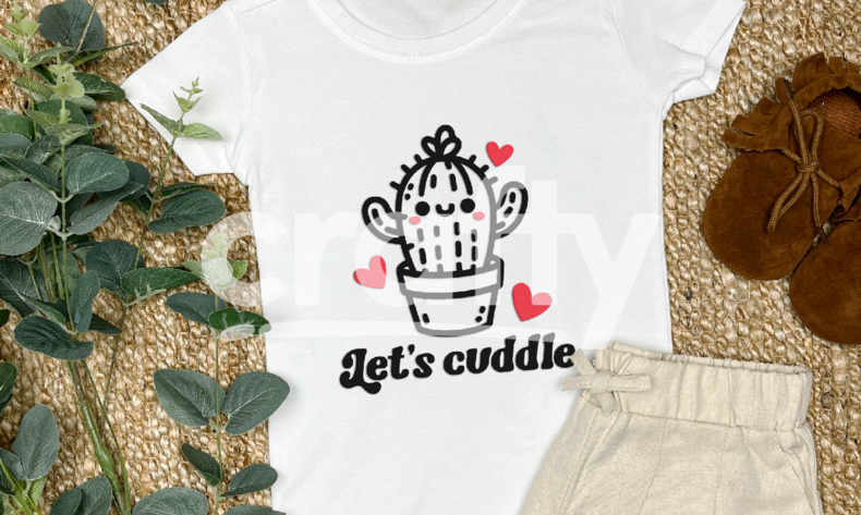 Lets Cuddle | Cactus SVG | Crafty
