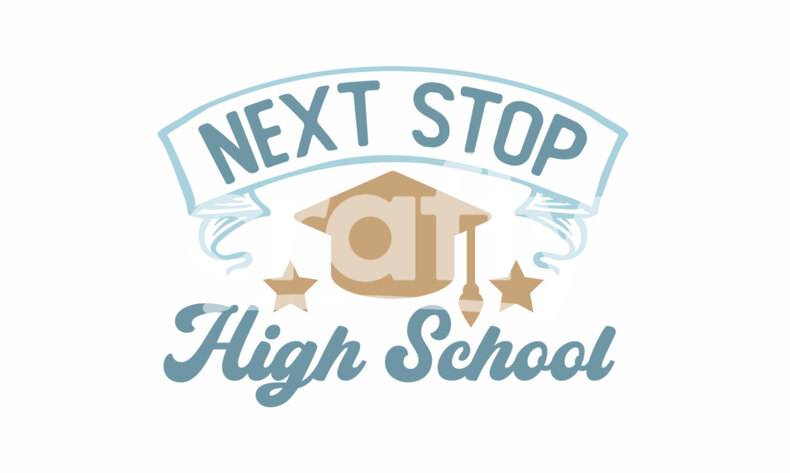 Next Stop High School SVG | Middle School Graduate Cut File | Crafty