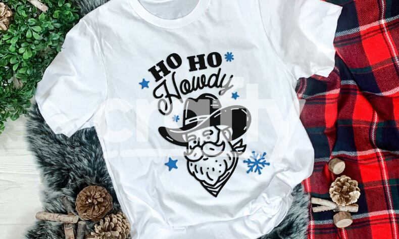 Ho Ho Howdy | Western Christmas SVG | Crafty
