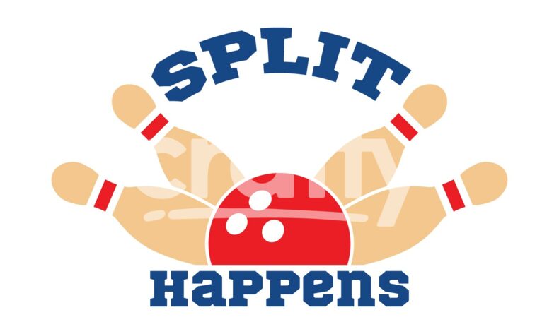 Split Happens | Bowling SVG | Crafty