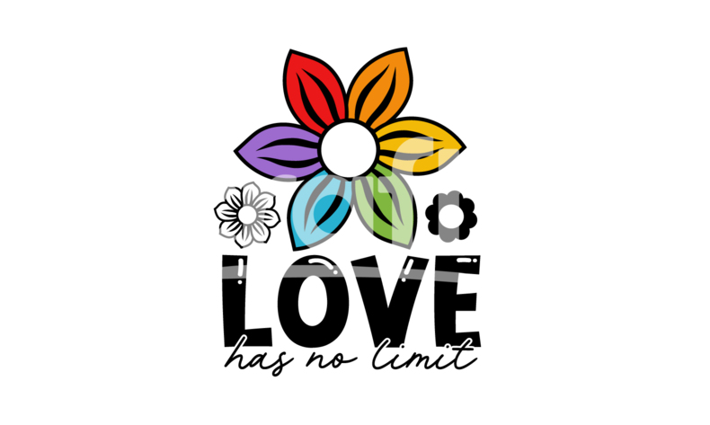 Love Has No Limit SVG Cut File | Pride Month SVG | Crafty