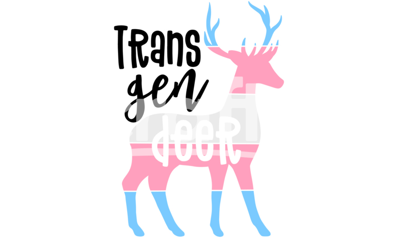 Trans Gen Deer | LGBTQ Transgender Pun SVG | Crafty