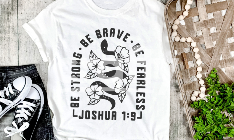 Be Strong Be Brave | Christian SVG | Crafty
