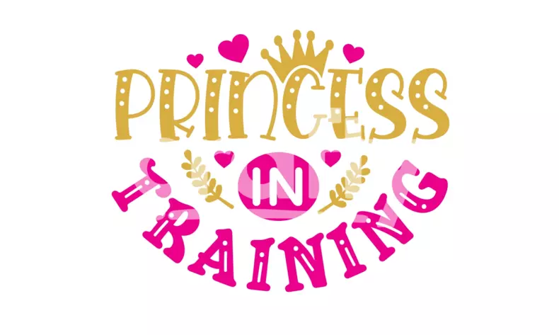 Princess In Training | SVG Cut File | Crafty