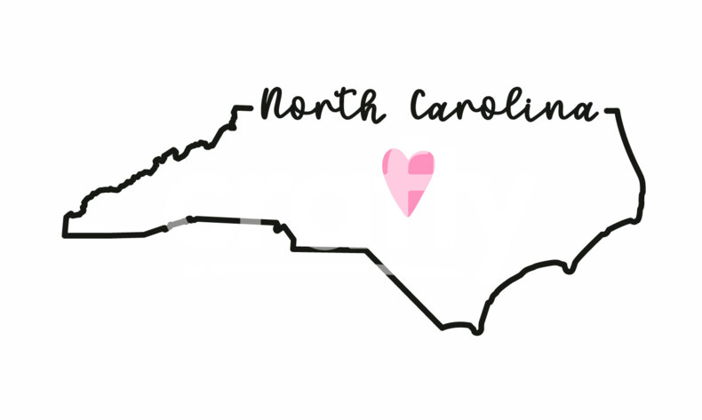 North Carolina SVG | US State Cut File | Crafty