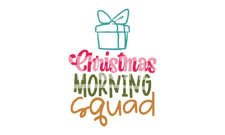 Christmas Morning Squad | Christmas Squad SVG Cut File Design | Crafty