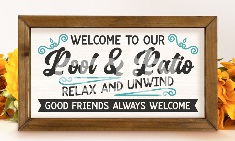 Pool SVG | Pool Sign SVG | Crafty