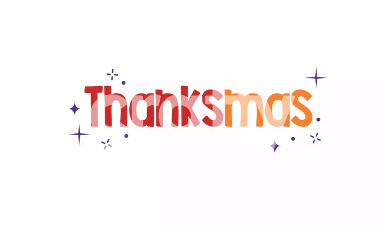 Thanksmas | Thanksmas SVG Cut File | Crafty