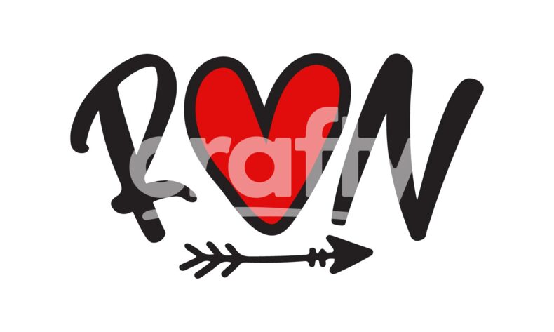 Run Heart Design | Running SVG | Crafty