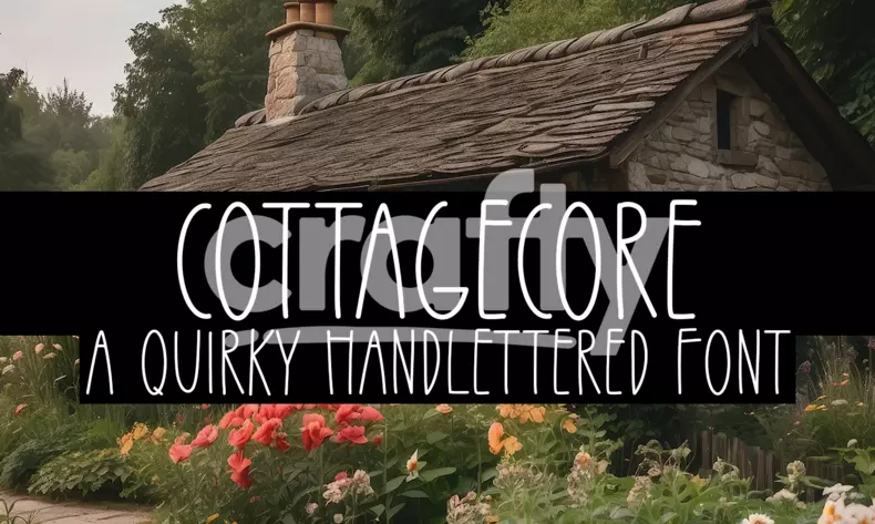 Cottagecore - A Quirky Handlettered Font | Crafty