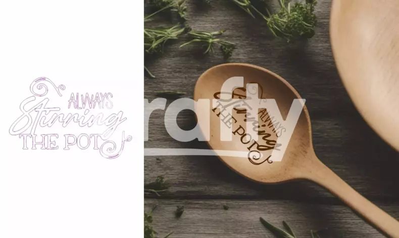 Always Stirring the Pot Laser SVG | Crafty