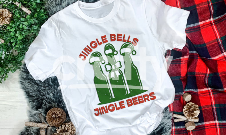 Jingle Bells Jingle Beers | Christmas Drinking SVG | Crafty