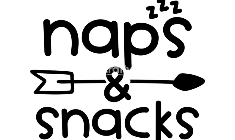 Naps & Snacks | SVG Cut File | Crafty